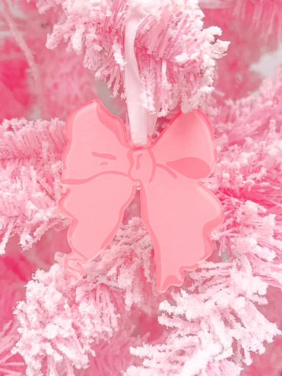 Flow Pink Bow Ornament | Sassy Shortcake