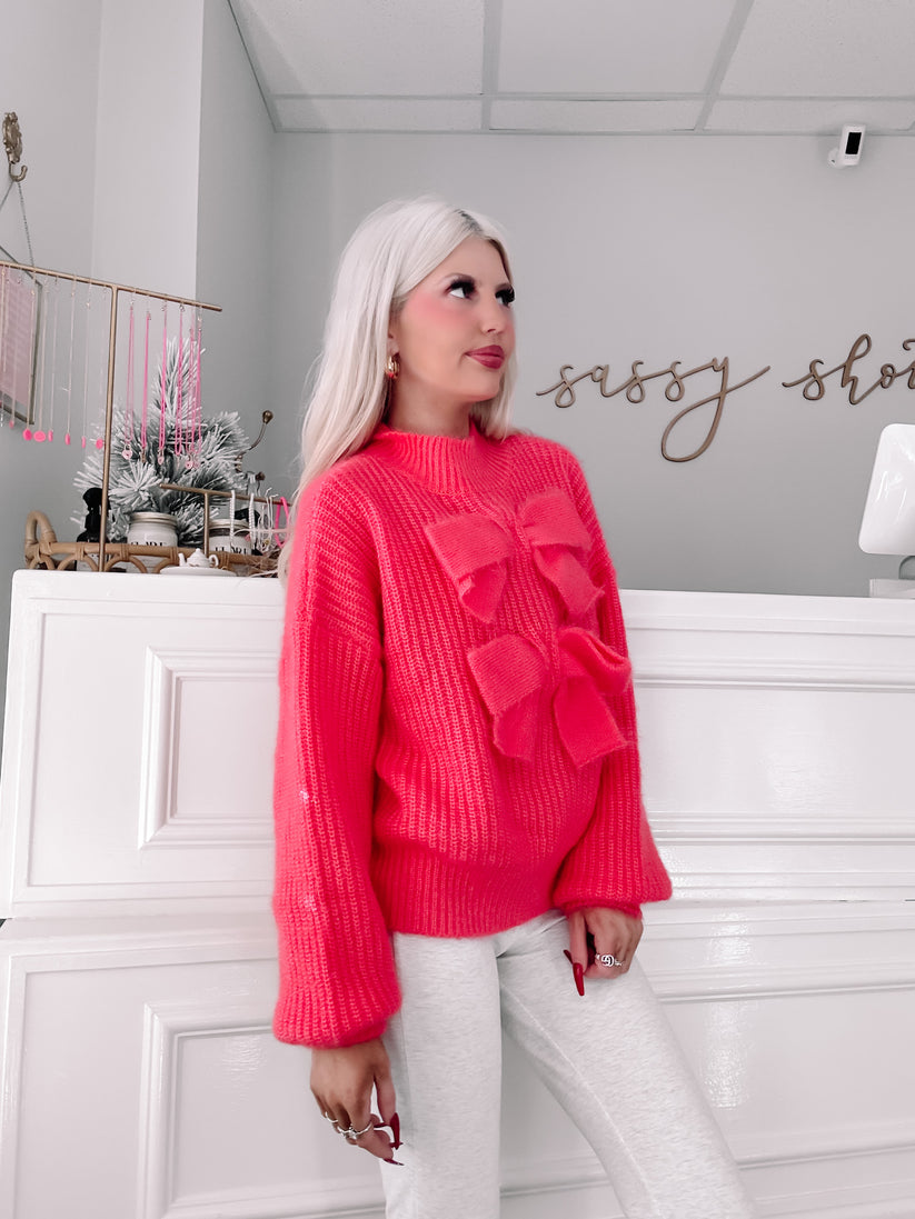 Rosy Ribbon Sweater | Sassy Shortcake