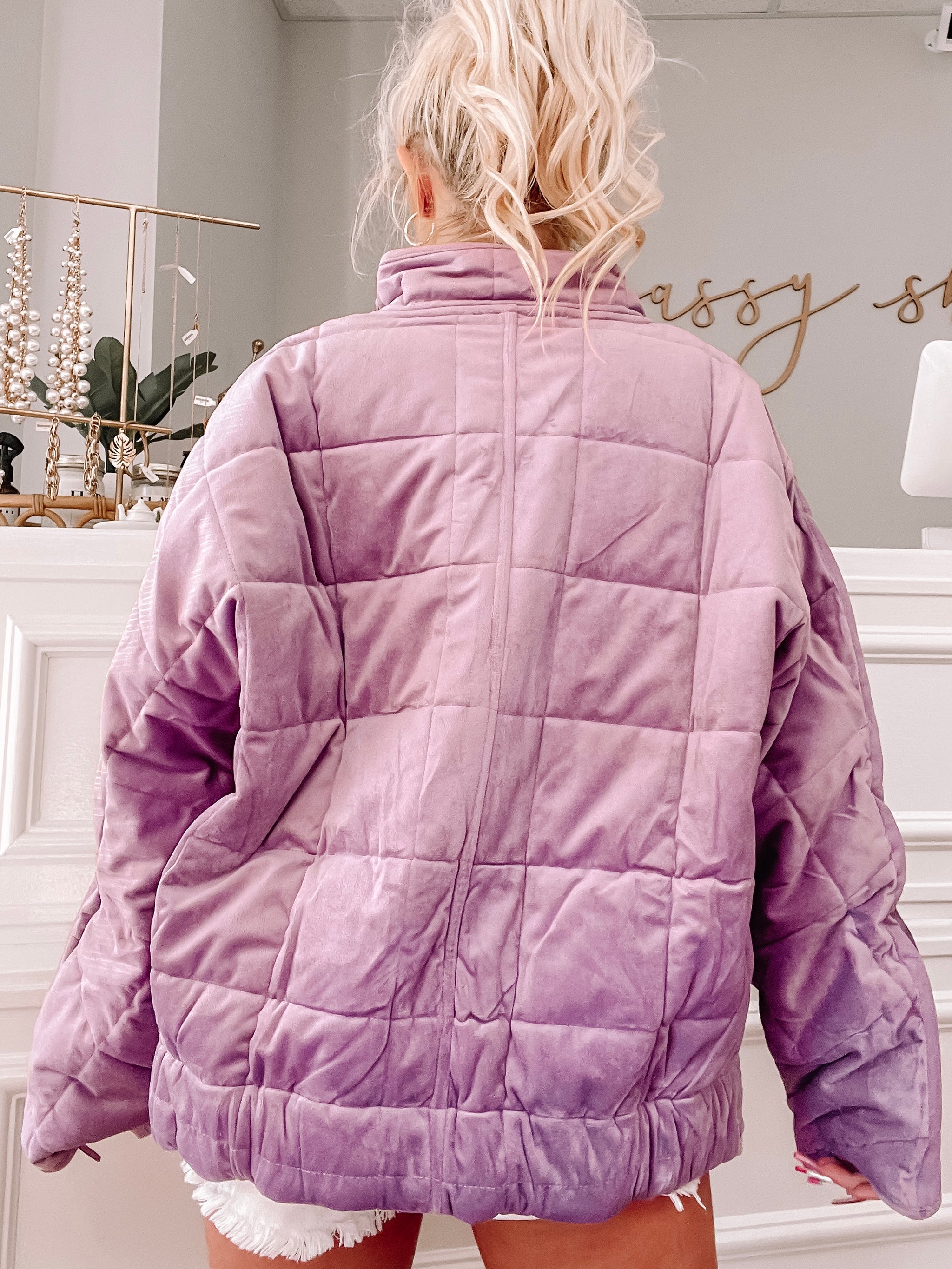 Quilted Cutie Purple Jacket | Sassy Shortcake