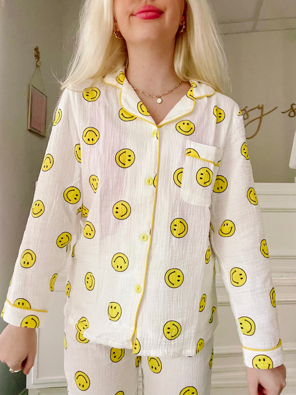 Smiley Dreams PJ Smiley Face Pajama Set | Sassy Shortcake | Sassy Shortcake
